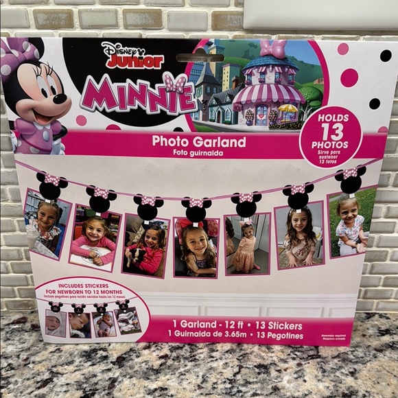 Disney | Party Supplies | Disney Junior Minnie Mouse Photo Garland ...